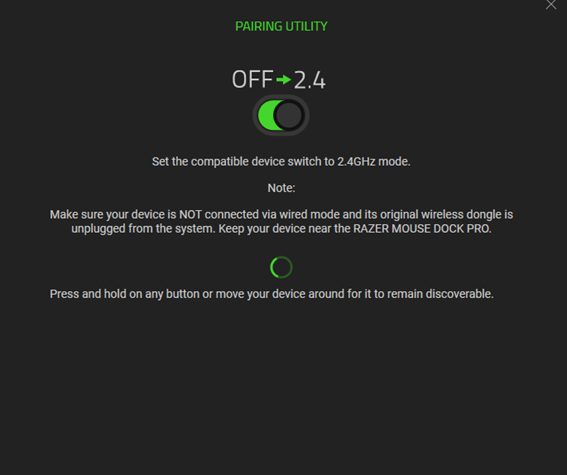 How to pair or unpair the Razer Mouse Dock Pro