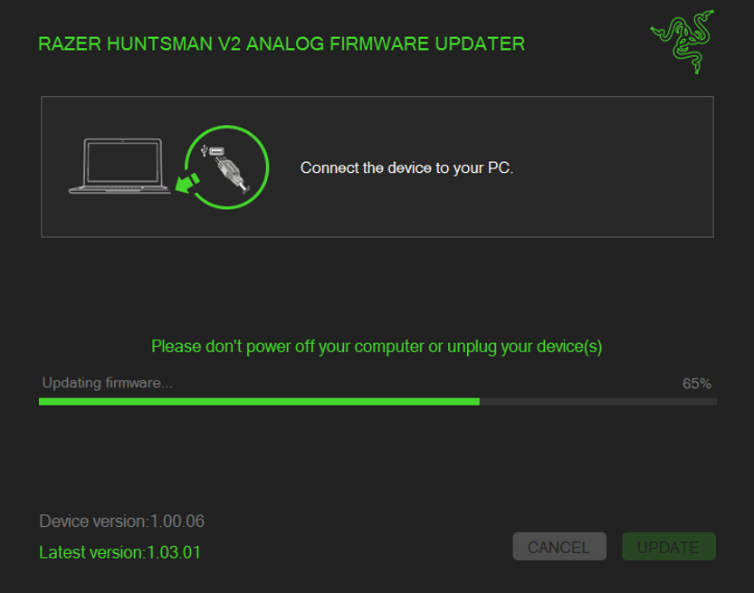 Razer Huntsman V2 Analog Firmware Updater | RZ03-03610