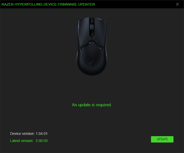 Razer Mouse Dock Pro Firmware Updater | RZ81-01990