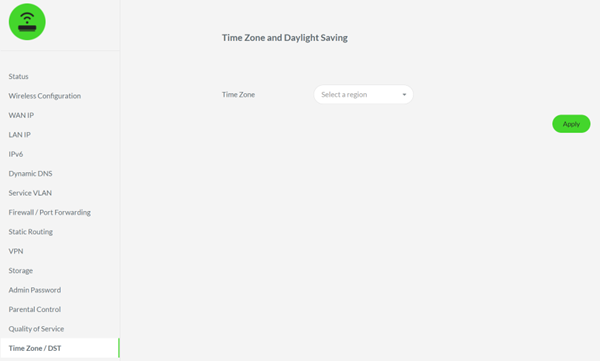 Overview of the Razer Sila web user interface