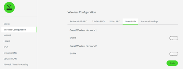 Overview of the Razer Sila web user interface