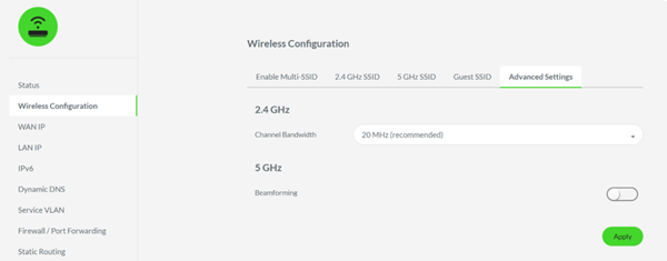 Overview of the Razer Sila web user interface