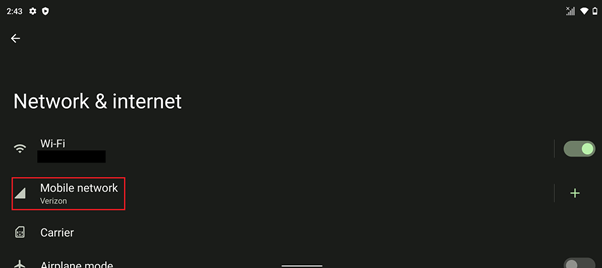 Razer Edge cannot get a mobile data connection