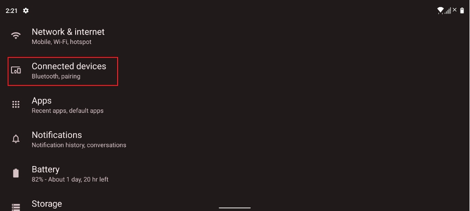 How to connect or pair to a Bluetooth device on the Razer Edge