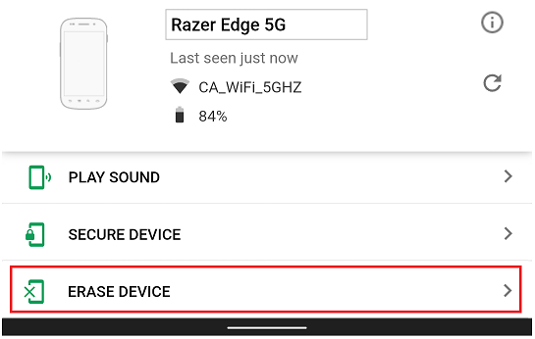 How to access the Razer Edge when locked out