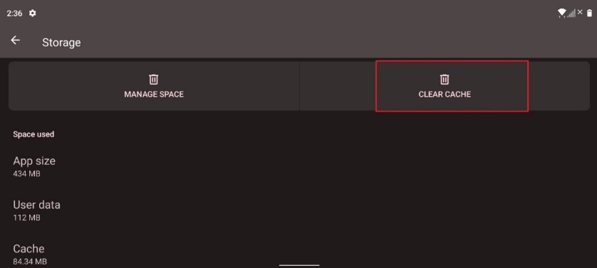 How to clear the cache of certain applications on the Razer Edge