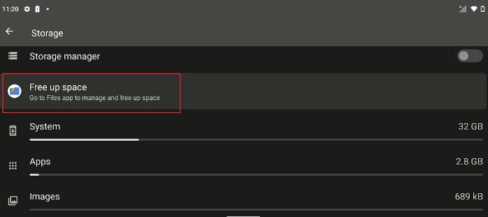 How to free up storage space on the Razer Edge