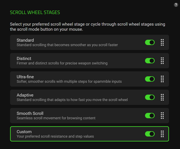 How to customize the HyperScroll Pro Wheel of the Razer Naga V2 Pro