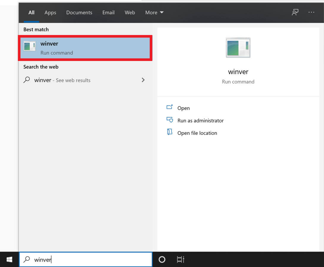 How to tell what version of Windows 10 is installed on the Razer Blade